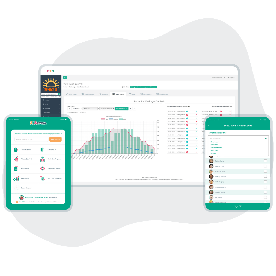 Childcare Attendance App | OWNA Childcare Software